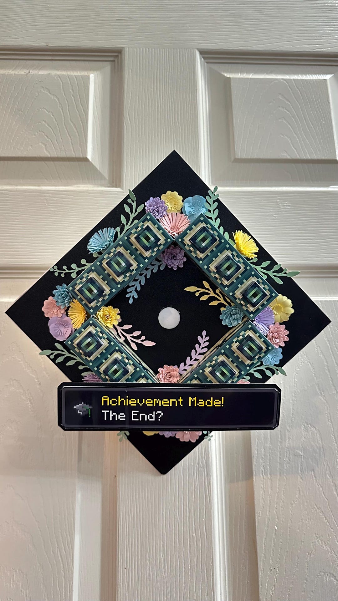 Achievement Made! the End? Grad Cap Topper, Ender Portal Graduation - Etsy