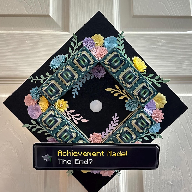 End Portal Graduation Cap Svg - Etsy