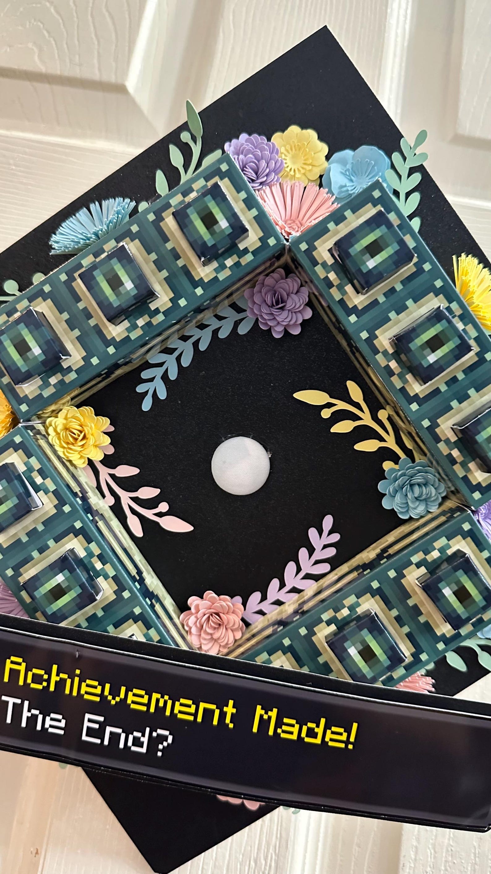 Achievement Made! the End? Grad Cap Topper, Ender Portal Graduation - Etsy