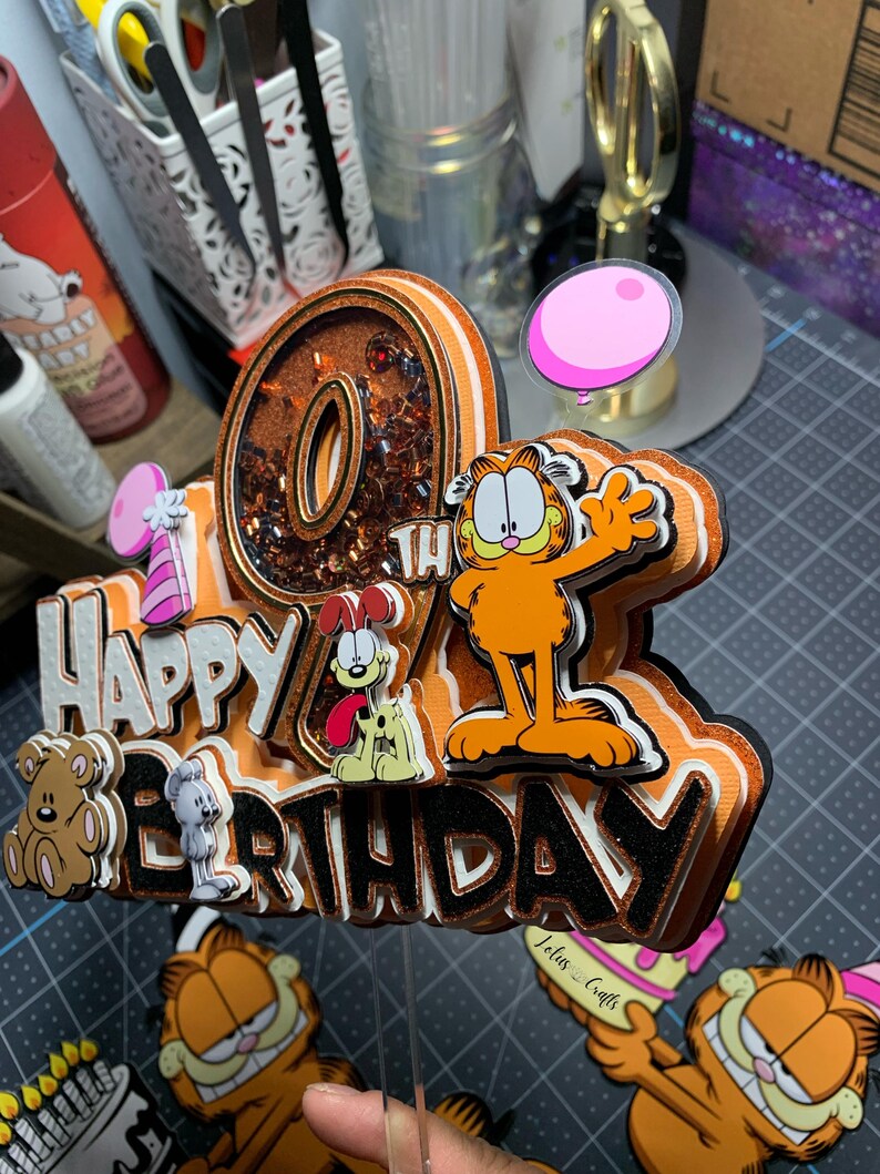 Ginger Cat Cake Topper - Etsy