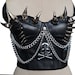 Halloween Costumes,gothic Spiked PU Leather Bustier,women Faux Leather ...