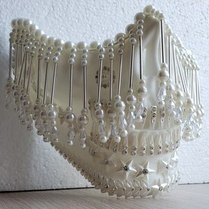 White Skull Mask,pearl Mask,rave Mask,fetival Mask,halloween Mask ...