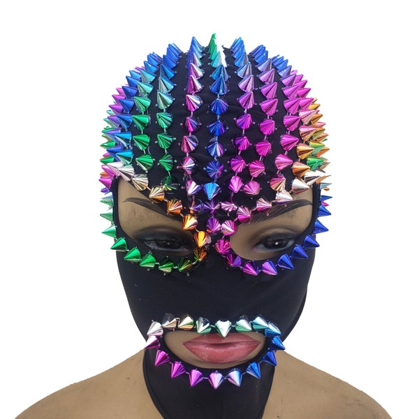 Spiked Face Mask - Etsy