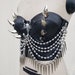 Halloween Costumes,gothic Spiked PU Leather Bustier,women Faux Leather ...