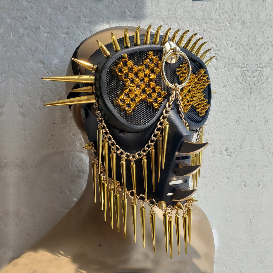 Streampunk Mask,burning Man Festival Mask,rave Mask,dj Mask,edm Mask ...