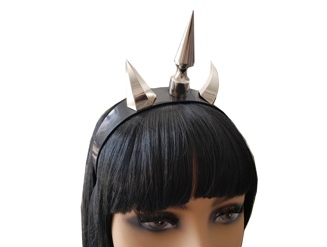 Gothic Spiked Headpiece ,spiked Headband,devil Horns Headband,halloween ...