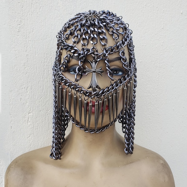 Chainmail Headdress - Etsy