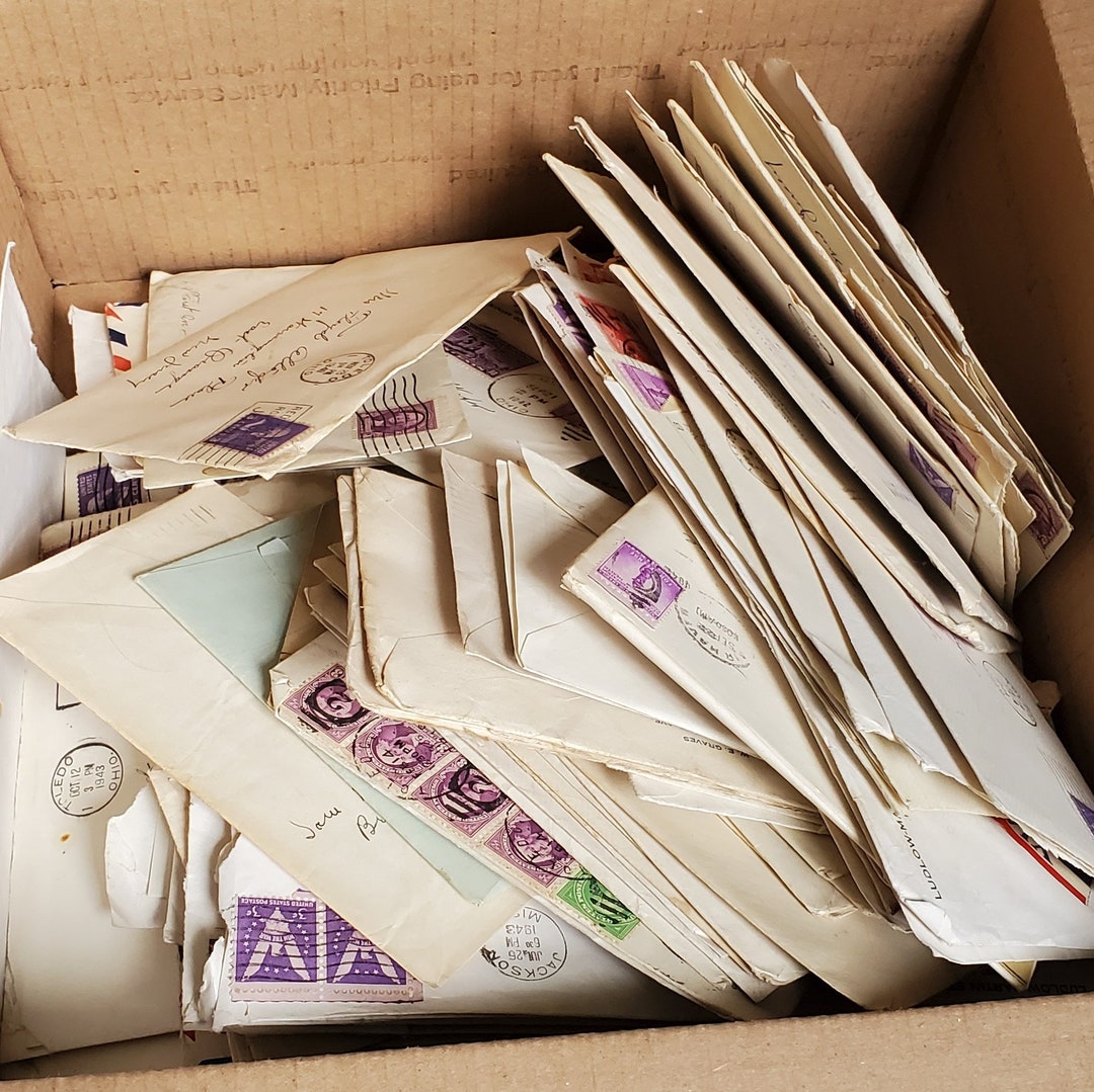 5, 10, 20 PACK RANDOM LETTERS Mystery Letters 1880 1980 Mystery Box ...