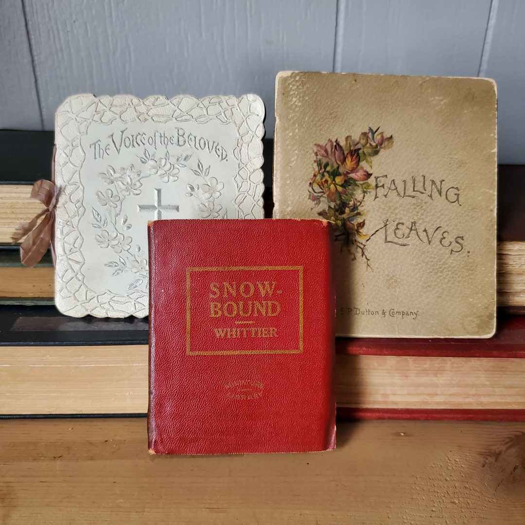 Vintage Mini Poetry Books - Pocket Poetry, Chapbook, Whittier Snow ...