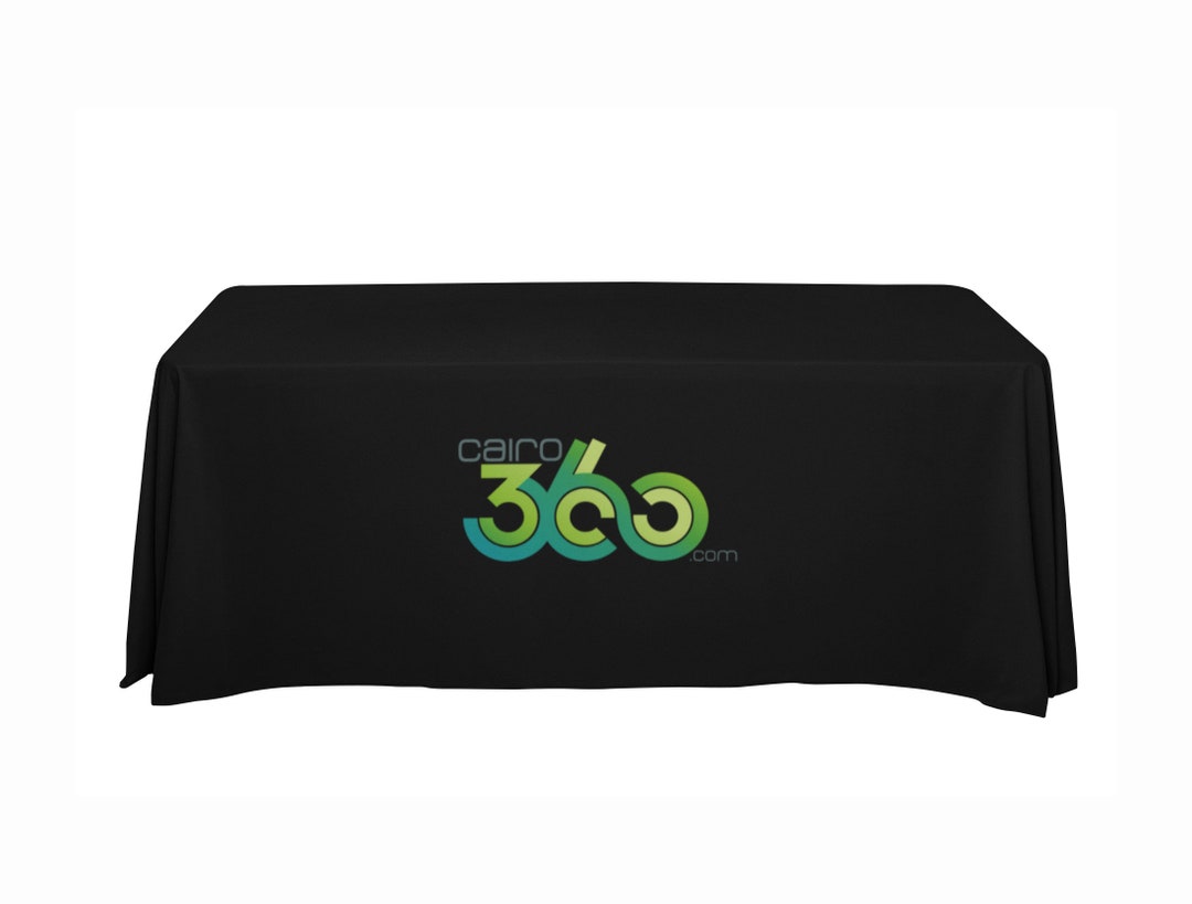 Custom Printed Company Tablecloth With Logo - Etsy