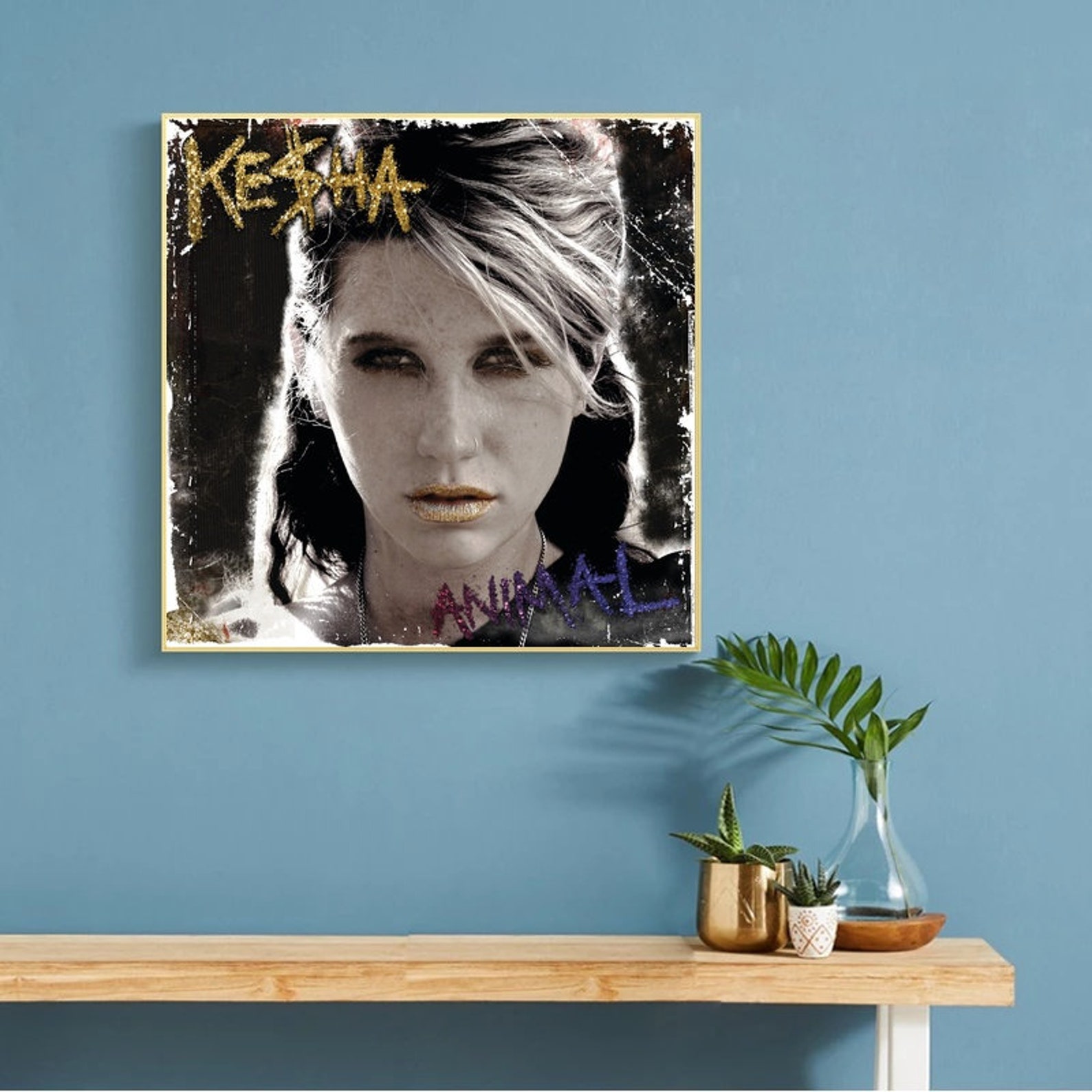 Kesha Animal music album Painting poster art painting home | Etsy