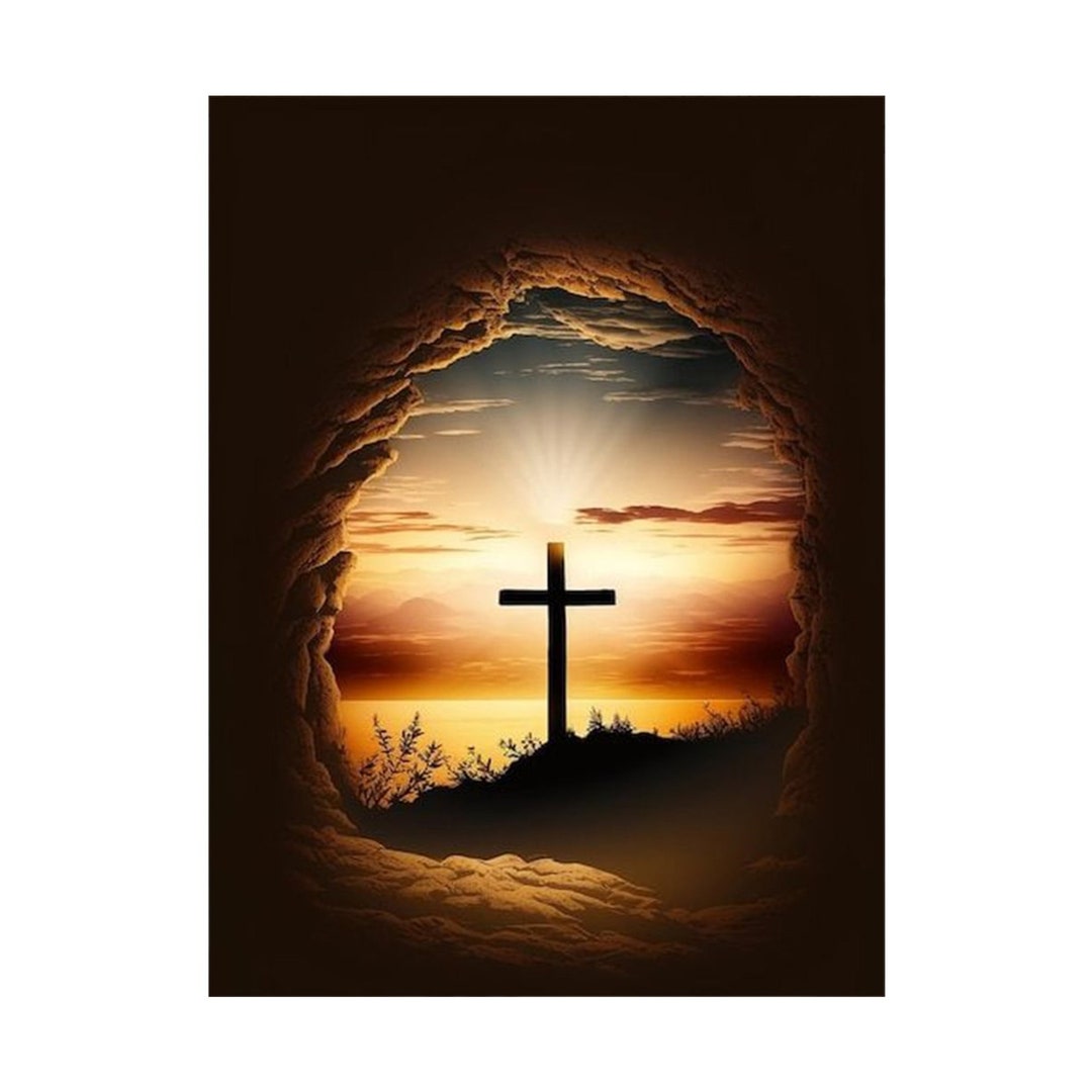 5D DIY Crucifix Round/square Drill Diamond Painting Mosaic Picture ...