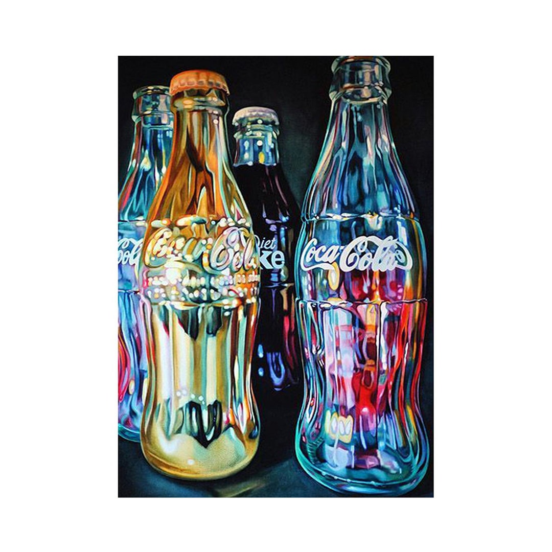 Coca-cola Bottles 5D Diamond Painting Kit: Round/square Drill Mosaic - Etsy