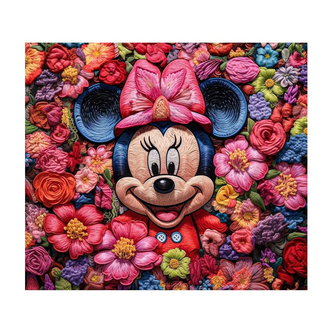 Minnie Mouse Diamond Painting Kit: 5D DIY Mosaic Embroidery - Etsy