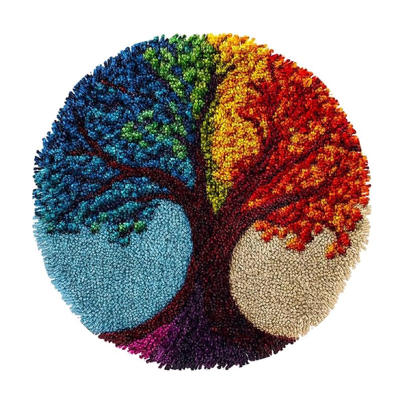 Latch Hook Rug Kit Tree - Etsy