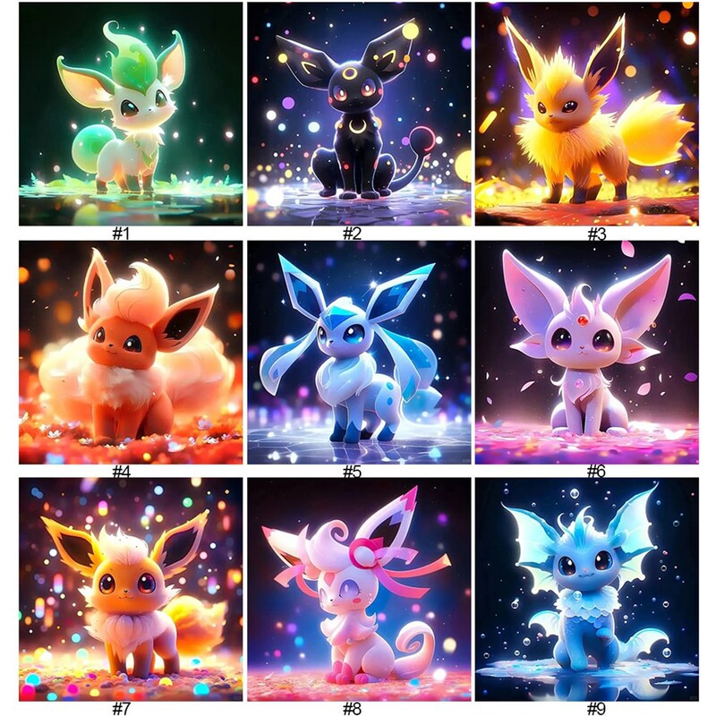 Diamond Painting Pokémons - Etsy
