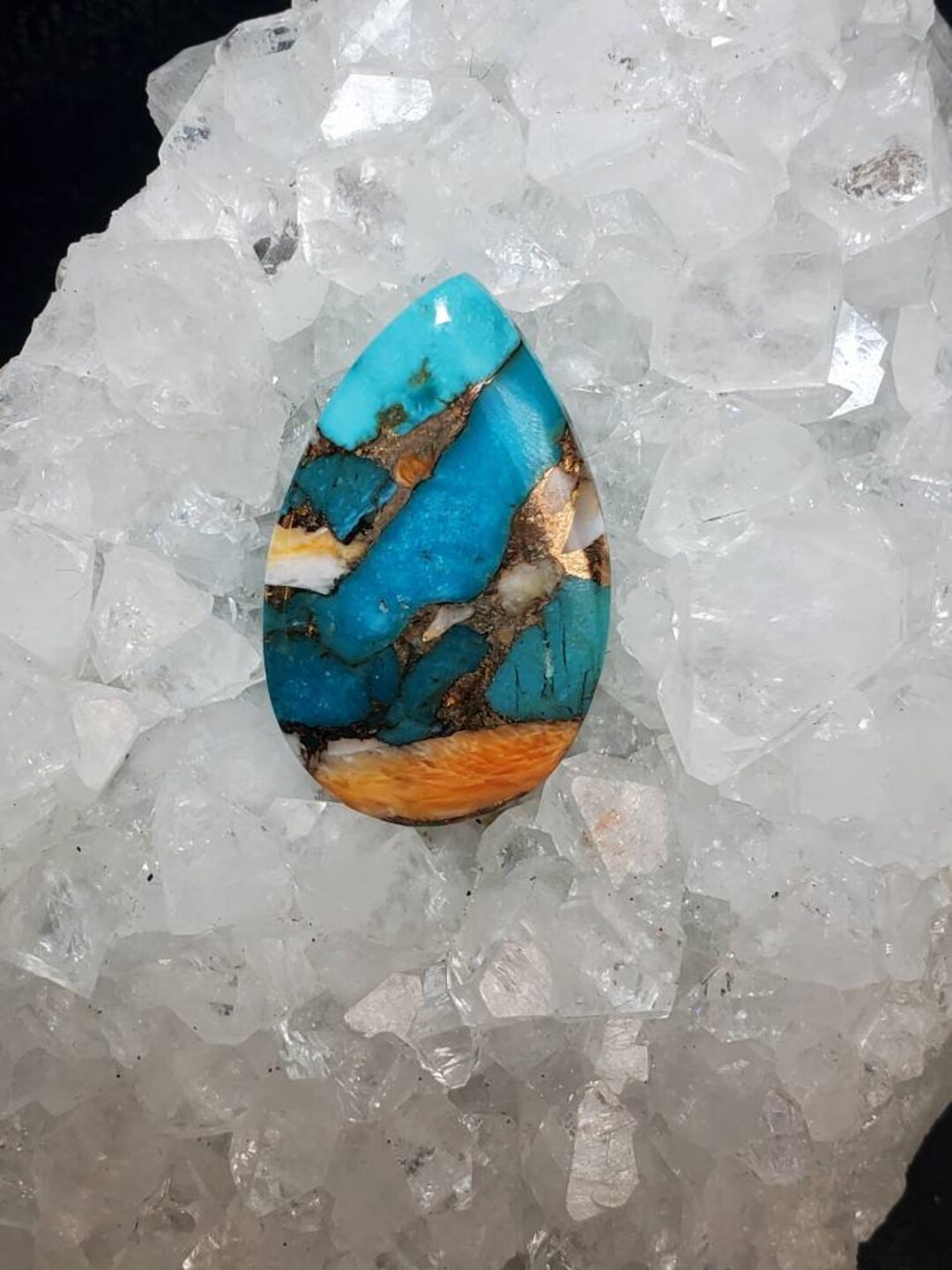 Spiny Oyster Turquoise With Copper - Etsy