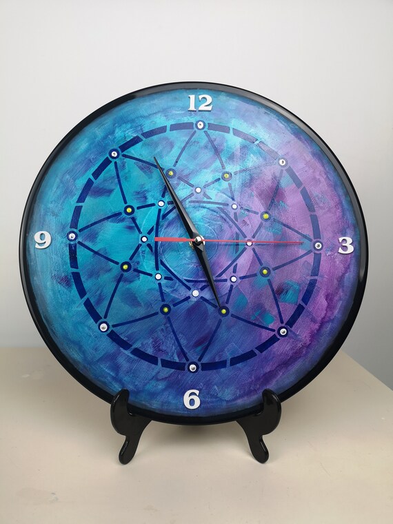 Reloj cósmico negro 12 30.48cm | Etsy