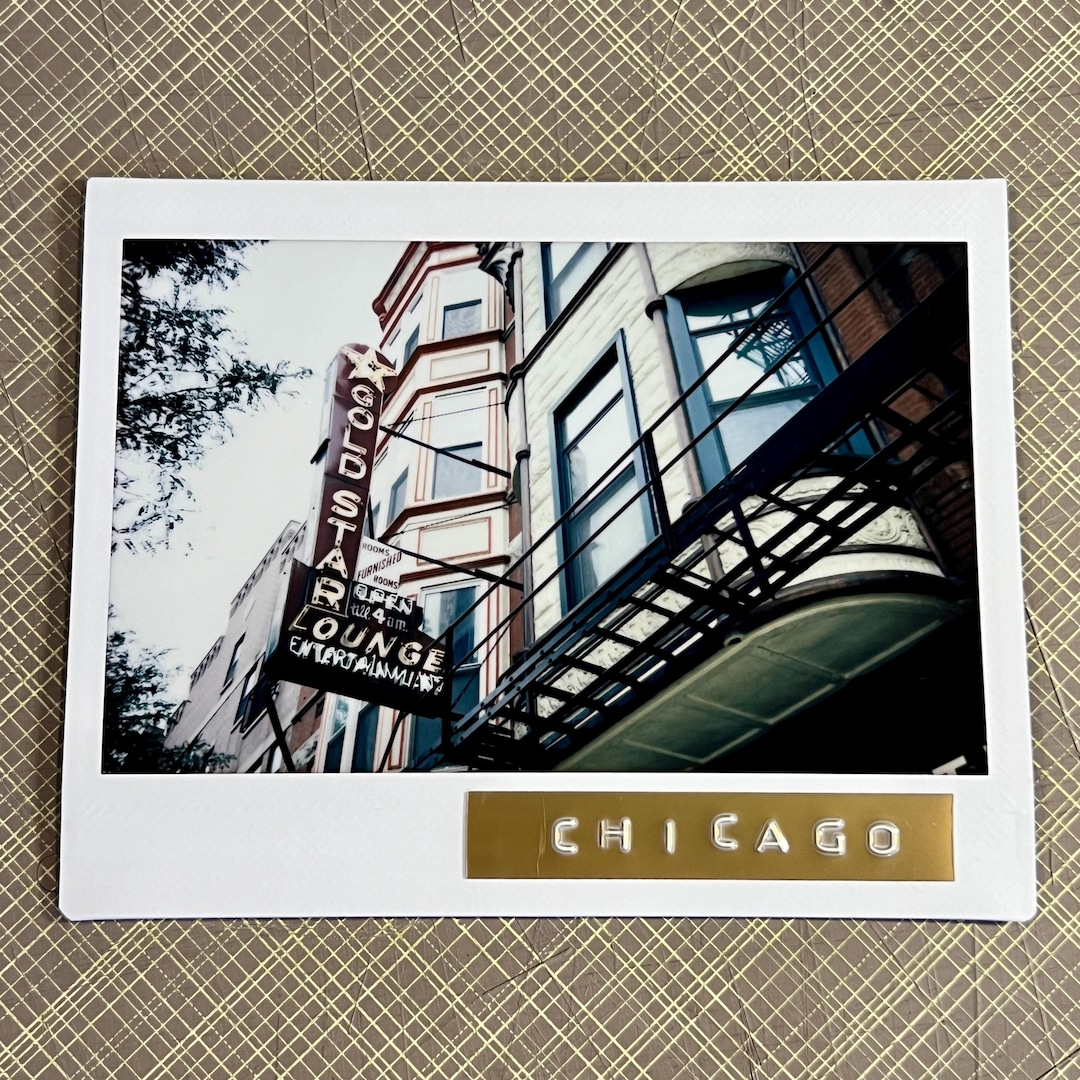 GOLD STAR BAR, Wicker Park, Chicago Limited Edition Original Instant ...