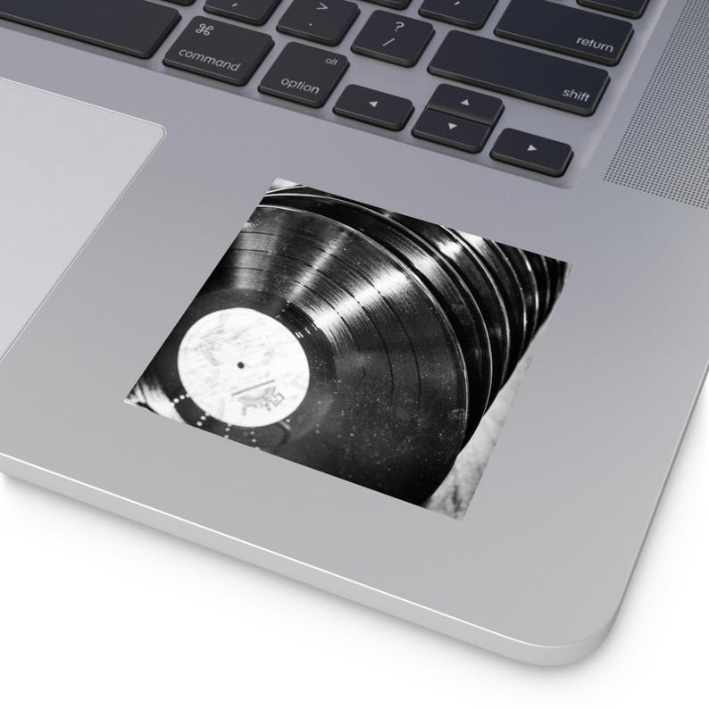 Vintage Vinyl Records Square Sticker | Retro Music Record Sleeve Art - Etsy