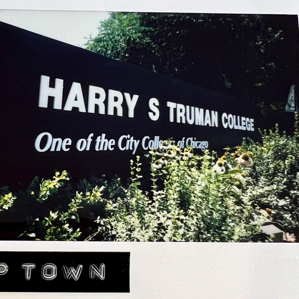 TRUMAN COLLEGE, Chicago Limited Edition Original Instant Film Photo 1/1 ...