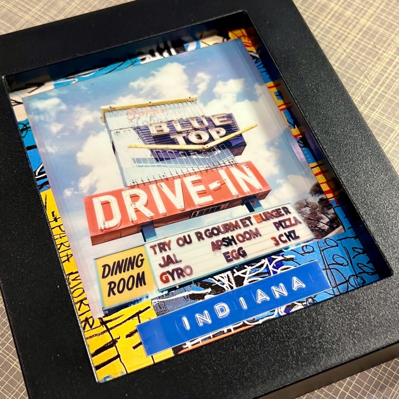 BLUE TOP Drive In, Highland, Indiana Limited Edition Original Instant ...