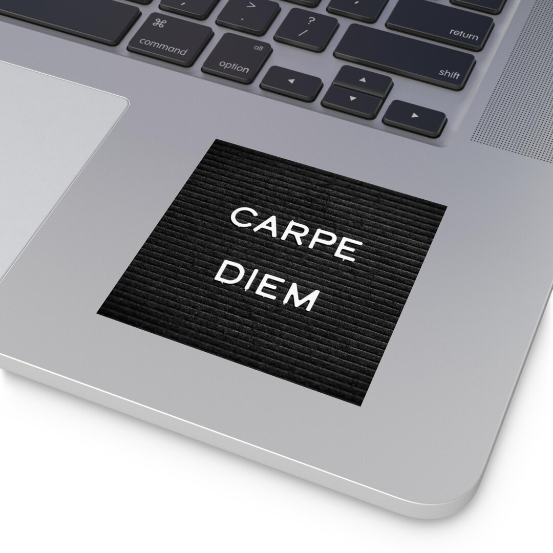 CARPE DIEM - Square Vinyl Sticker - Letterboard Quote Sticker - Etsy
