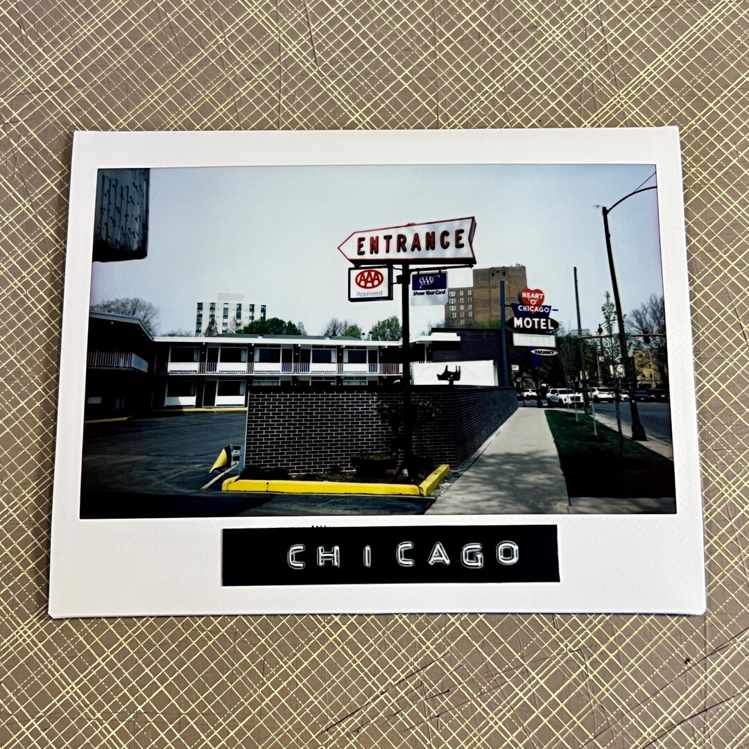 HEART O CHICAGO Motel Limited Edition Original Instant Film Photo 1/1 ...
