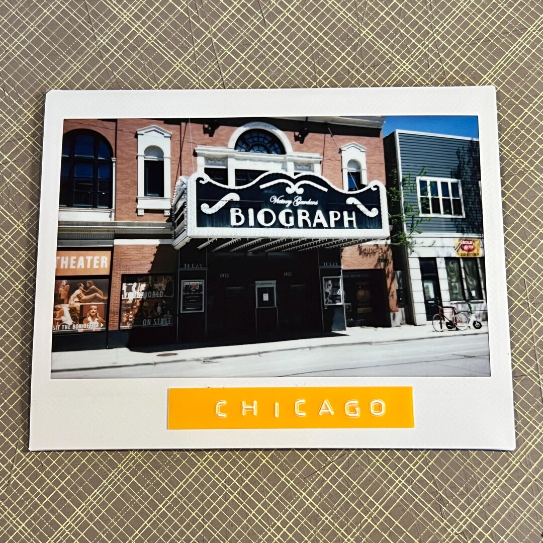 BIOGRAPH THEATRE, Lincoln Park, Chicago - Limited Edition Original ...