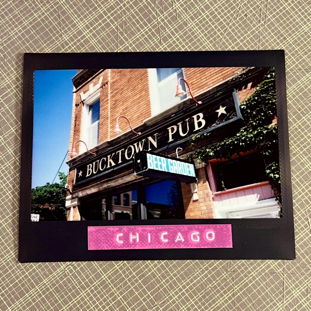 BUCKTOWN PUB, Chicago Limited Edition Original Instant Film Photo 1/1 ...