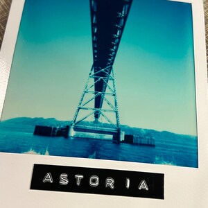 ASTORIA BRIDGE, OREGON Limited Edition Original Instant Film Photo 1/1 ...