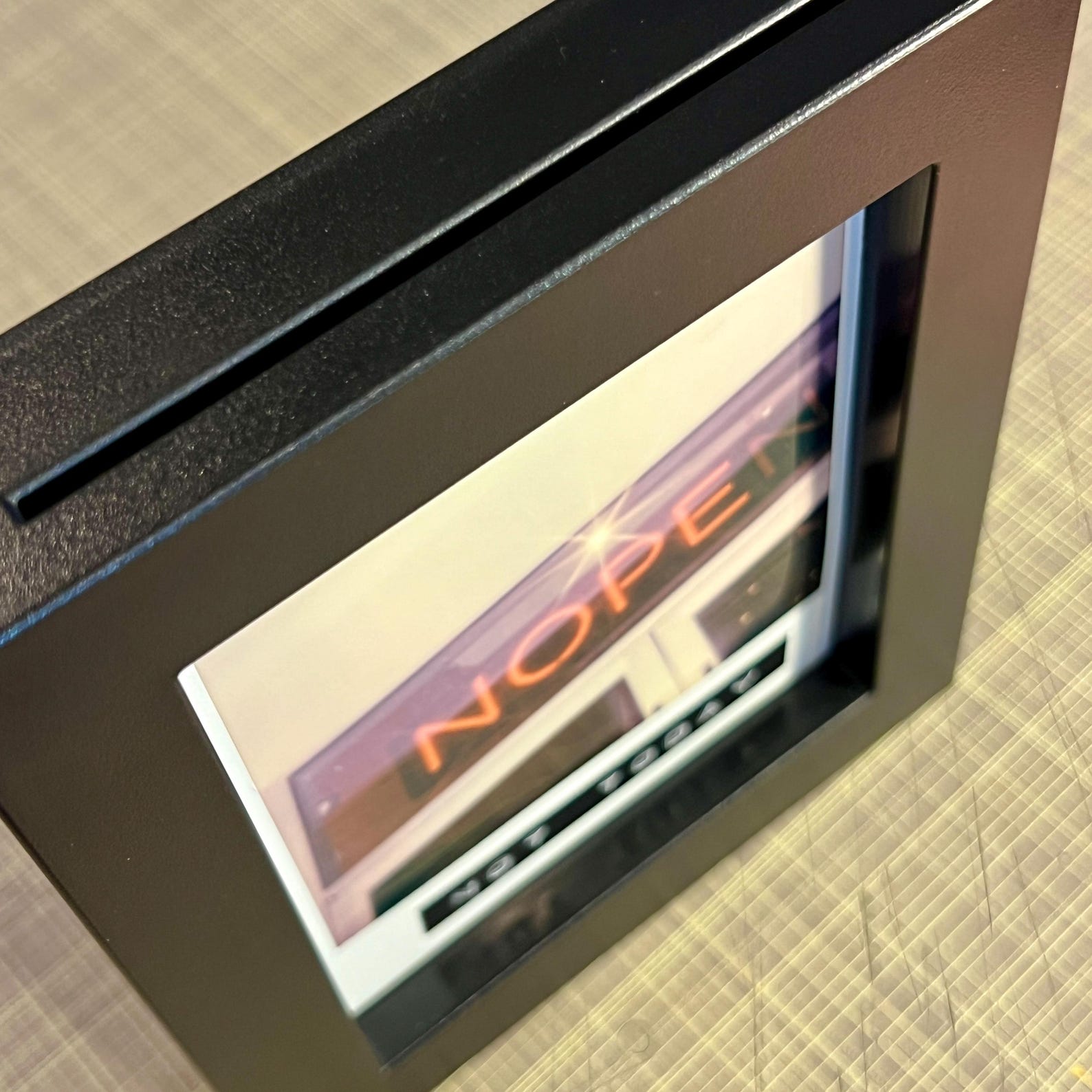 NOPE NOT TODAY Limited Edition Original Instant Film Photo 1/1 Unframed ...