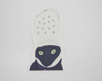 Cat With Croc Sticker - Etsy