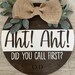 Aht Aht Door Sign - Etsy