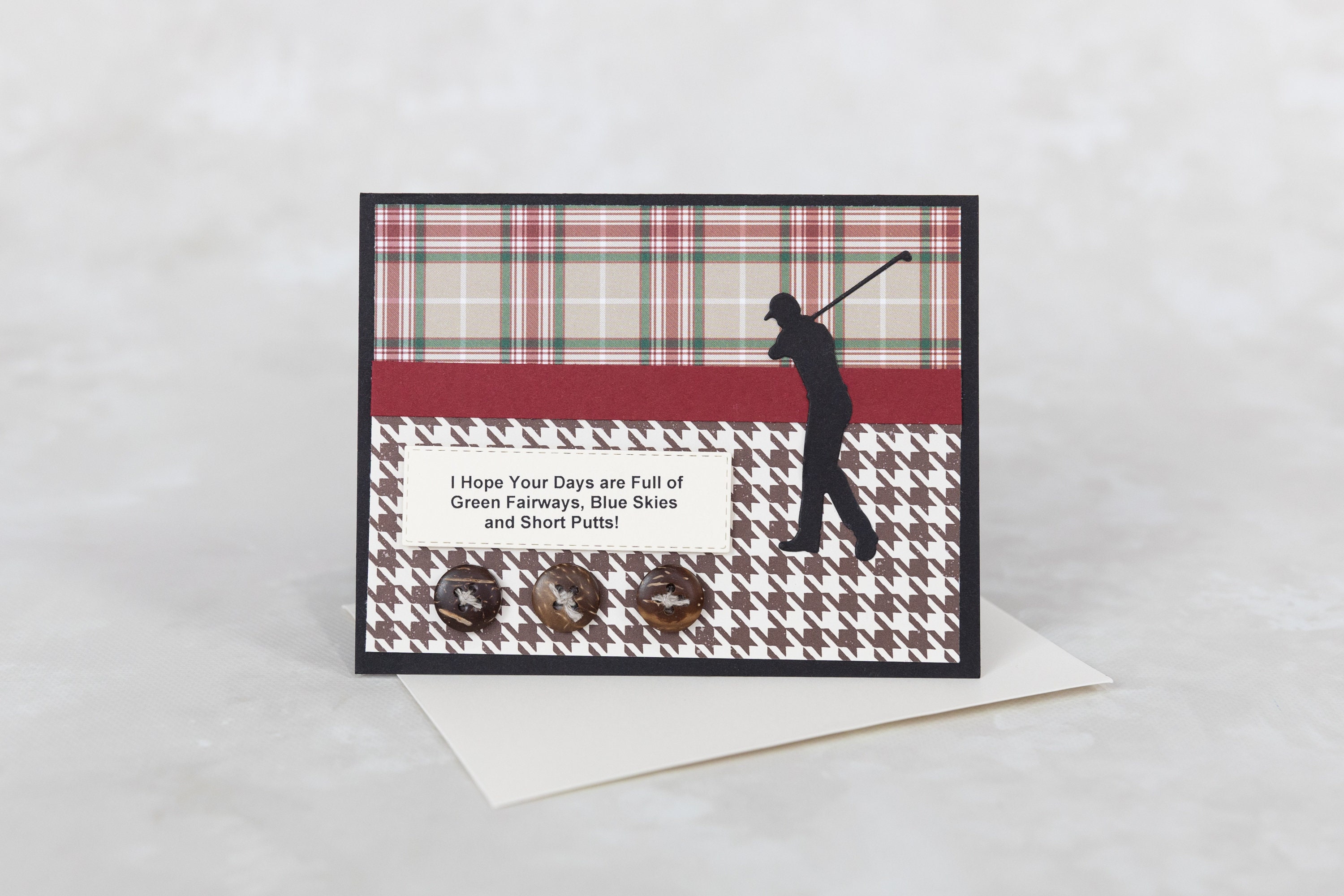 Golf Motif Card - Etsy