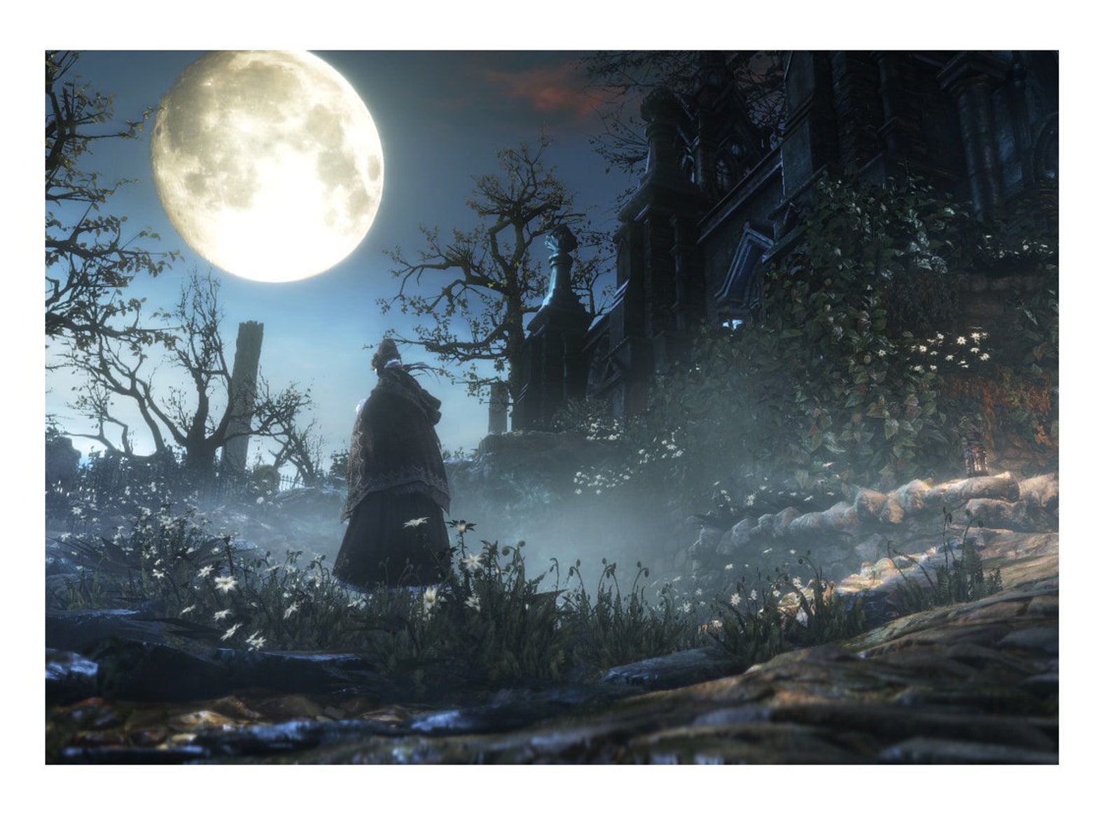 Bloodborne Hunter's Dream Poster Unframe Poster Canvas | Etsy