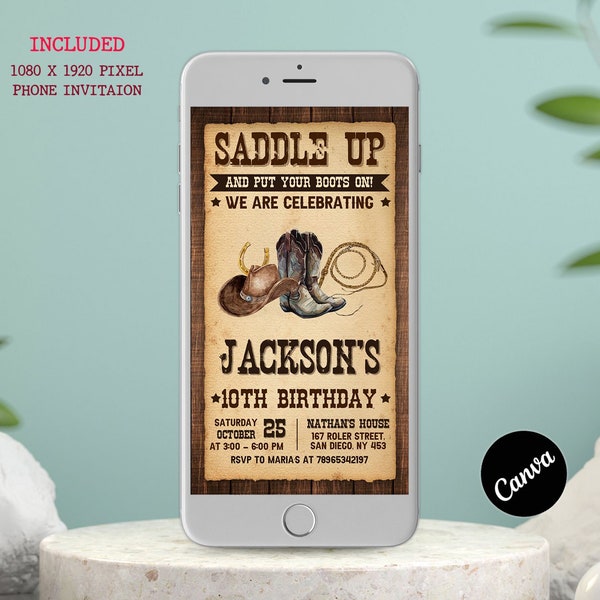 Phone Invitation - Etsy