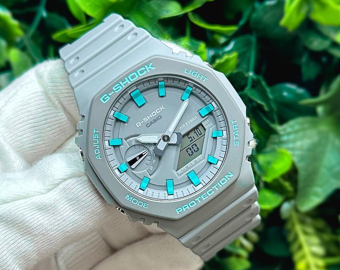 Casio G-shock GA2100 Casioak Custom Paint Splatter Effect Dial Gifts ...