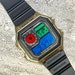 Custom Gold Casio World Time Watch With Color Screen Mod (pick Your ...