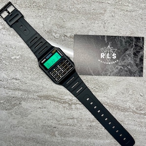 Custom Casio Calculator Watch With Color Screen Mod (pick Your Color ...
