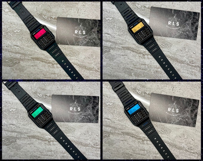 Casio Calculator Watch With Green Screen Mod (CA-53W-1ER) - Etsy
