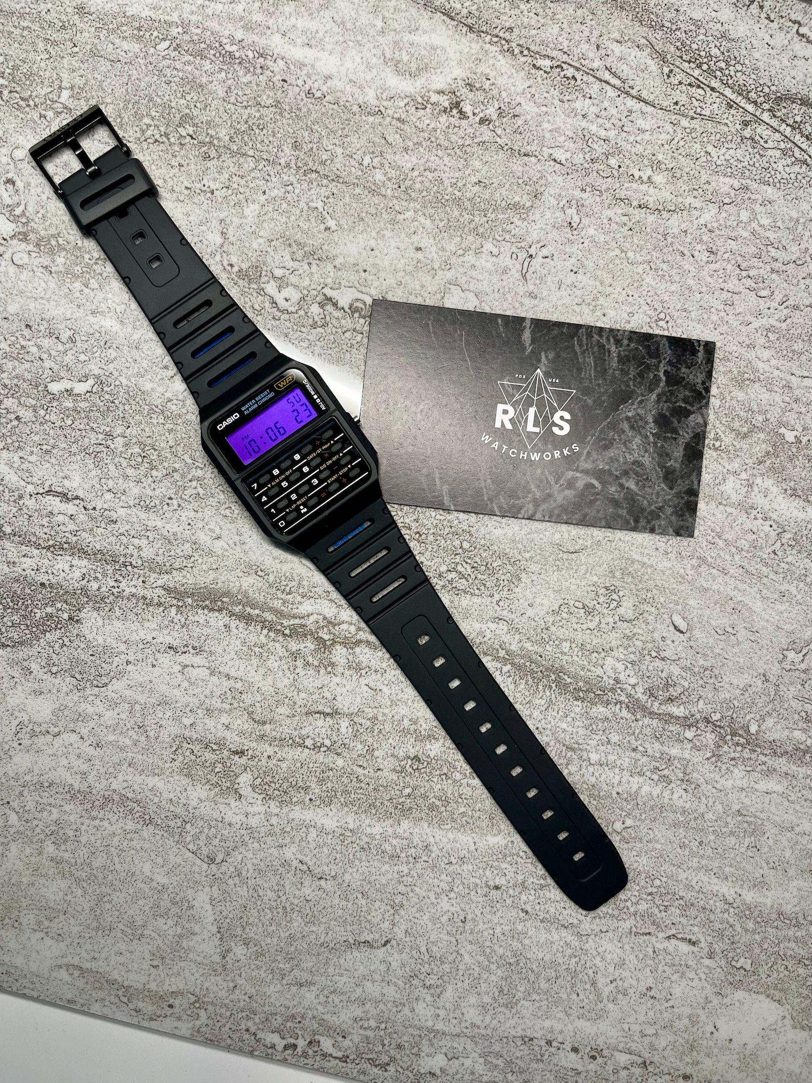 Custom Casio Calculator Watch With Color Screen Mod (pick Your Color ...