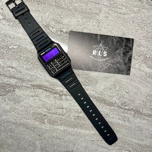 Custom Casio Calculator Watch With Color Screen Mod (pick Your Color ...