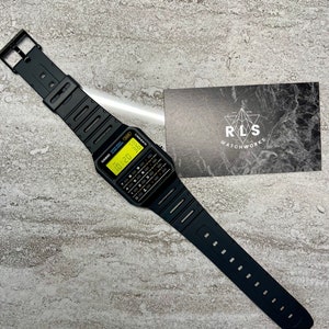 Custom Casio Calculator Watch With Color Screen Mod (pick Your Color ...