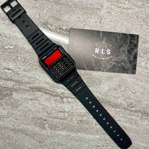 Custom Casio Calculator Watch With Color Screen Mod (pick Your Color ...