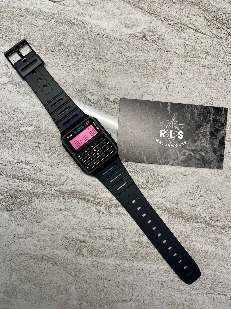 Custom Casio Calculator Watch With Color Screen Mod (pick Your Color ...
