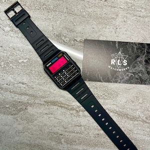 Custom Casio Calculator Watch With Color Screen Mod (pick Your Color ...