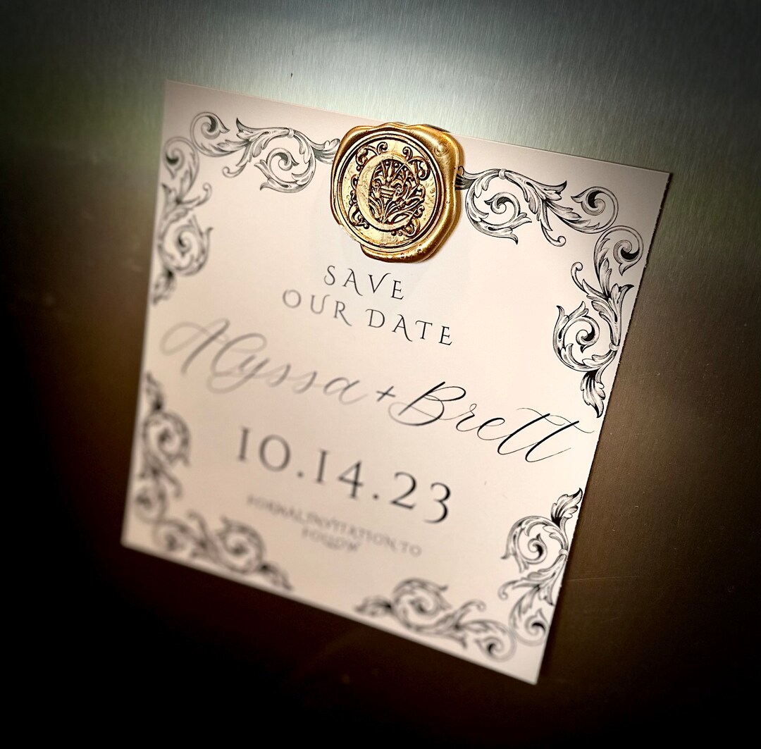 Wax Seals /wax Seal Magnets for Wedding Invitations or Save the Dates ...