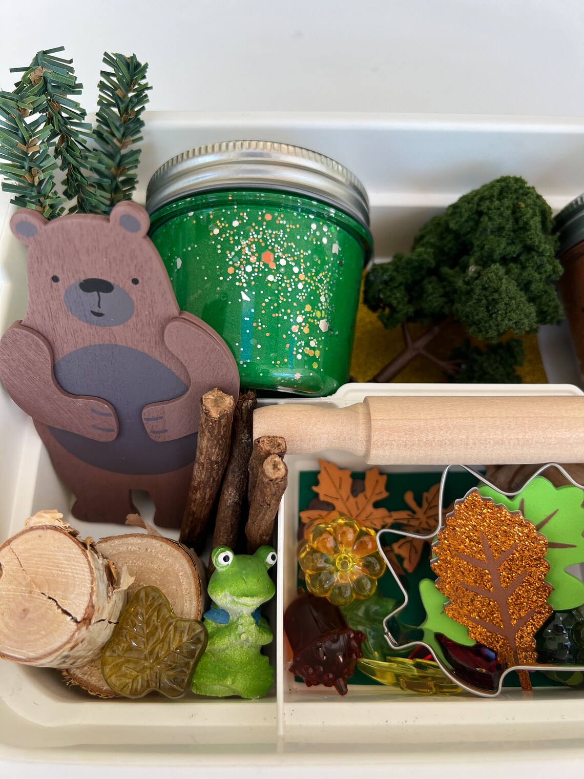 Forest Playdough Kit Woodland Animals Sensory Kit Playdough - Etsy