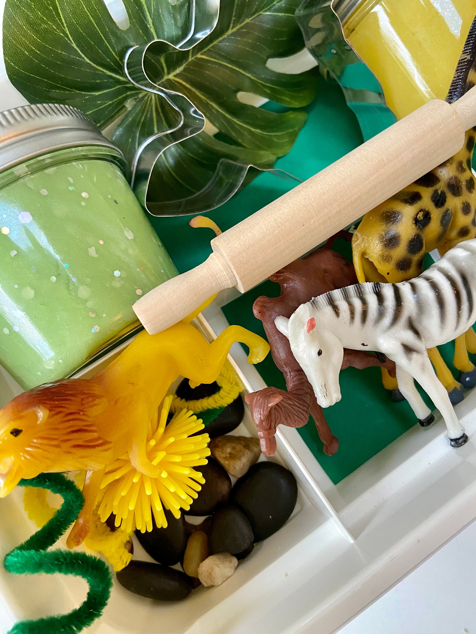 Jungle Safari Play Dough Kit Safari Playdough kit Wild | Etsy